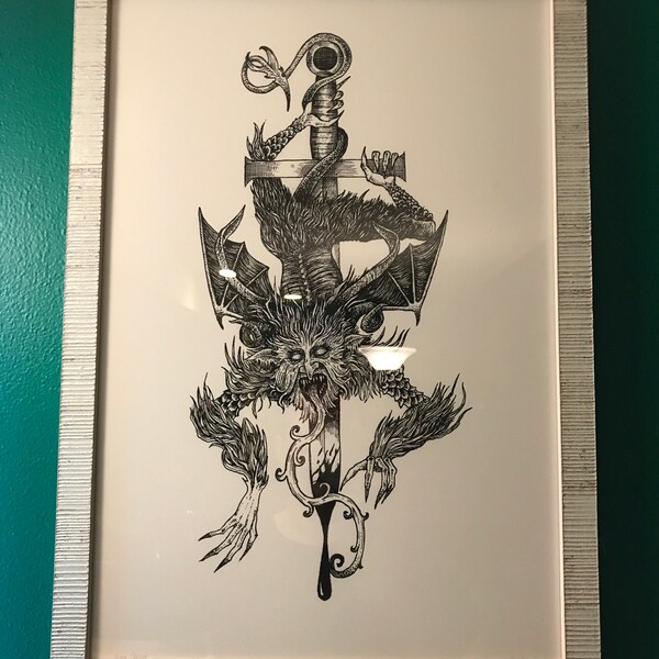 Three Heads Are Better.... Original Drawing - Etsy