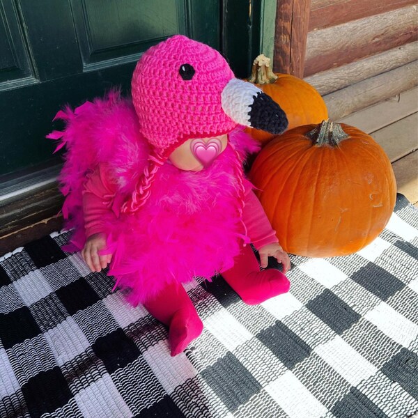Flamingo Hat PATTERN ONLY, Pattern for Sizes 6 Months to Adult - Etsy