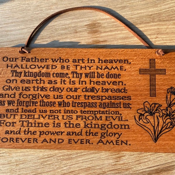 Our Father Prayer (SVG, PDF, Digital File Vector Graphic) - Etsy