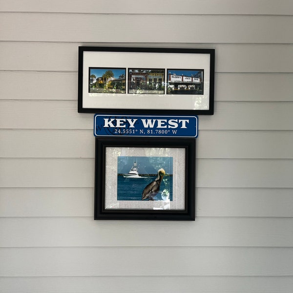 Key West Cord Sign, Key West Florida, Coordinate Sign, Beach Ocean Sign ...