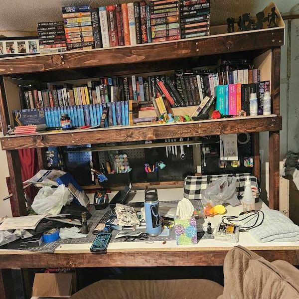 DIY Workbench PDF Plans, Garage Work Bench for Craft Table and Storage ...