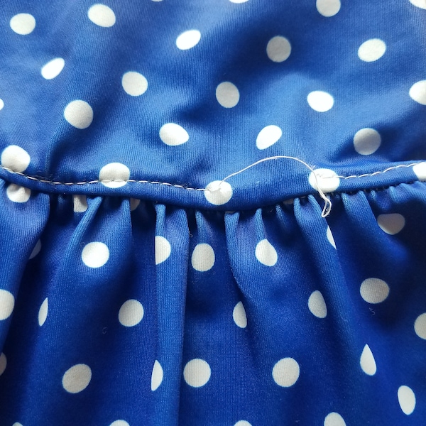 Red And White Polka Dot Retro One Piece Swimdress Swimsuit Maillot Pin