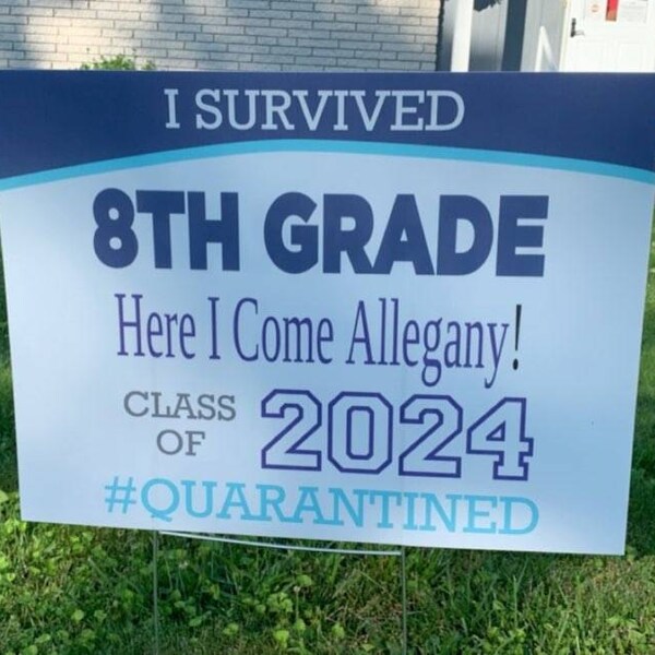 Class of 2024 Senior Graduation Yard Sign Instant Download, Class 2024 ...