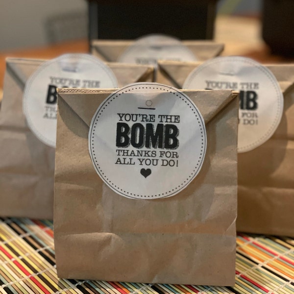 Printable Bomb Gift Tag - for Bath Bombs, Coco Bombs, Chocolate Bombs ...