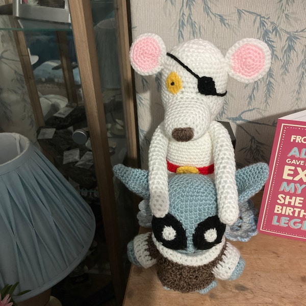 PDF Crochet Pattern | Danger Mouse Crochet Pattern | Danger Mouse ...