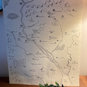Fantasy Map of Washington, DC - Etsy
