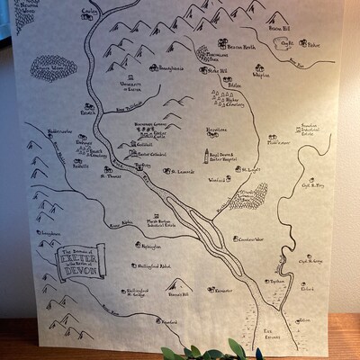 Fantasy Map of Washington, DC - Etsy