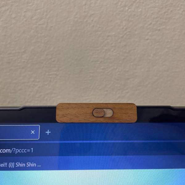 Real Wood Webcam Cover - Protect Your Privacy - Lumber Armor ...