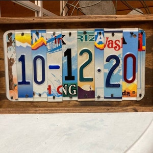 Gone Snowboarding Sign License Plate Art Skiing Mountain | Etsy