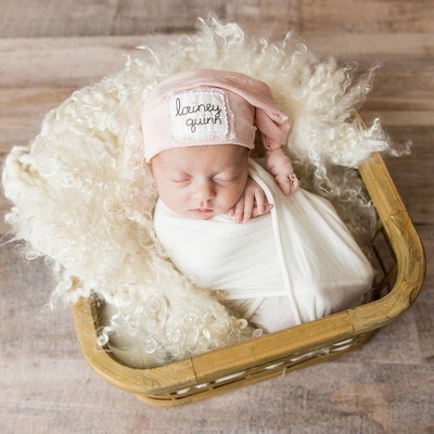 Purple Newborn, Gift for Her,personalized Newborn Hat, Lavender,baby ...