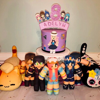 Itsfunneh and Krew Theme, Funneh and Krew Cake Topper Personalized - Etsy