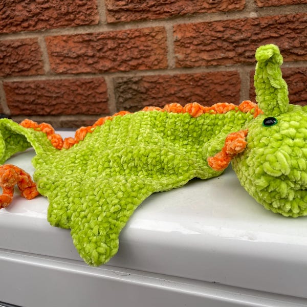 Dragon Snuggler Pattern Crochet, Amigurumi Dragon - Etsy