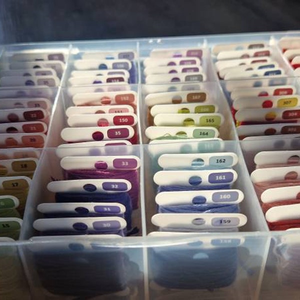 PDF Printable Coloured Bobbin Stickers or Labels for Cross Stitch ...