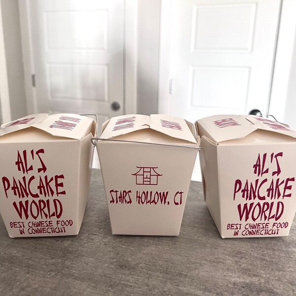 Gilmore Girls - Al's Pancake World Chinese Takeout Box - Etsy