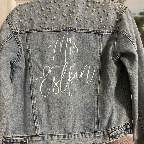 Mrs DIY Iron on | Mrs Last Name Iron on | Mrs Denim Jacket | DIY Mrs ... Mrs DIY Iron on | Mrs Last Name Iron on | Mrs Denim Jacket | DIY Mrs ...