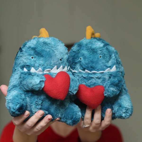Love Monster (in 2 Sizes!) PDF Sewing Pattern and Tutorial —step-by ...