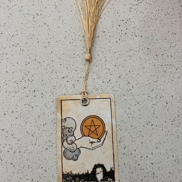 Intuitively Chosen Tarot and Oracle Card Bookmark | Bookish Reader Gift ...