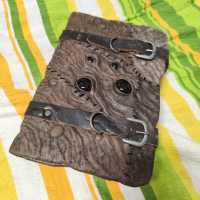 Grand Demonic Grimoire With 4 Eyes Large Dark Necronomicon, Black ...