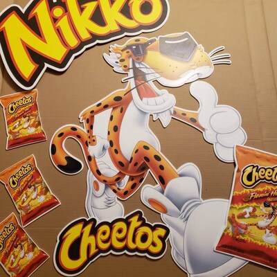 Hot Cheetos Birthday Backdrop, Hot Cheetos Cutouts, Hot Cheetos Props ...