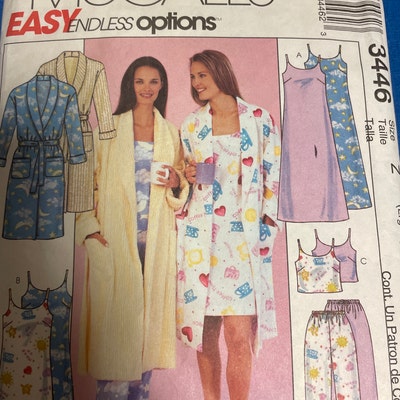 Easy New Look Sewing Pattern 6861, Women's Side Tie Wrap Dress, Short ...