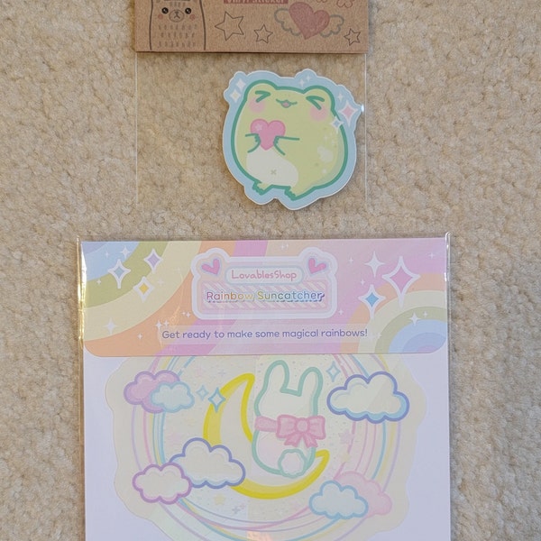 Froggy Vinyl Sticker - Etsy