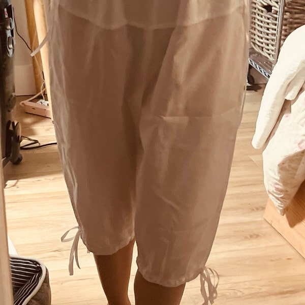 White Batiste 19th Century Drawers - Etsy