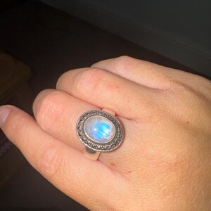 2004 Edinburgh 18ct Gold and Platinum Diamond Trilogy Band Ring Stacker ...