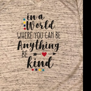 In a World Where You Can Be Anything Be Kind Svg Autism Awareness Svg ...