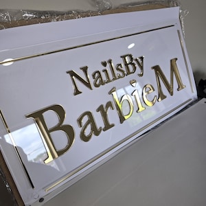 Unique Custom Made Business Sign for Your Company With Stand Offs ...