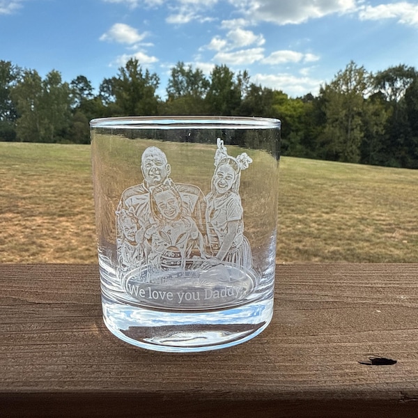 Custom Etched Handwriting Rock Glass - Engrave Your Handwritten Message ...