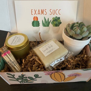 Final Exams Gift Box Exam Care Package Gift for Student College Gift ...