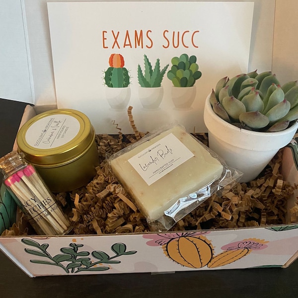 Final Exams Gift Box - Exam Care Package - Gift for Student - College ...