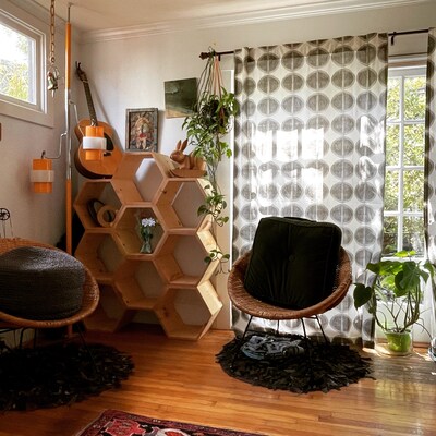 Buy Hexagon Shelf Unit Ready to Finish / Honeycomb Shelves, Retail ...