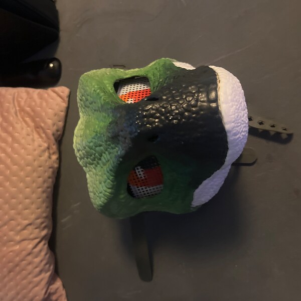 Raccoon Fursuit Premade ~ Tail and Color-changing Head Only - Etsy