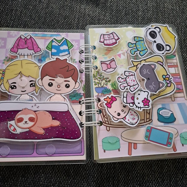 Toca Boca Paper Dolls, Toca Boca Quiet Book Mini, Avatar World Busy ...