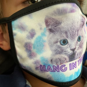 Rubik's Cube Face Mask, Rubik's Mask, Kids, Reversible, Reusable ...