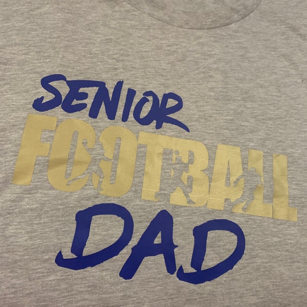 Senior Football Dad Shirt | Football Shirts | Football Dad Shirts ...