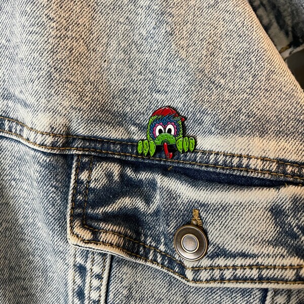 Peeping Phanatic Pin - Philadelphia Phillies, the Phanatic - Etsy