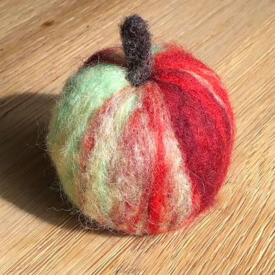 Needle Felted Apple PDF Tutorial, Instant Download Guide How to Make ...