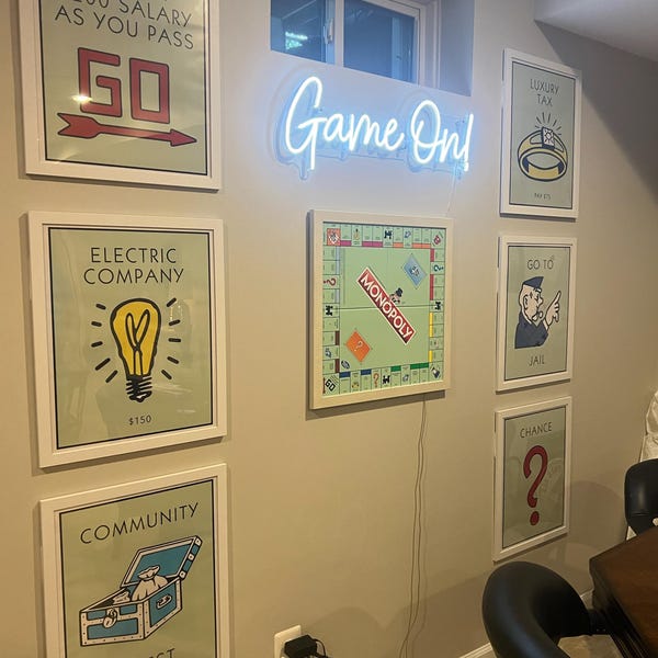 Minimalist Monopoly Card Collection, Set of 8, Monopoly Poster, Board ...