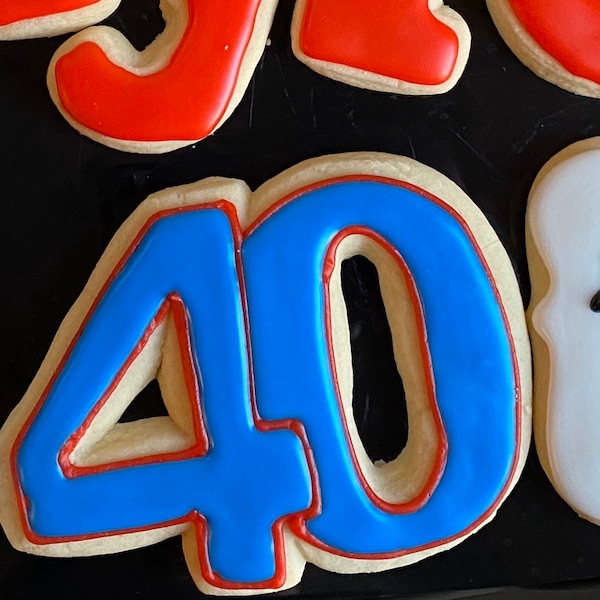 40 Forty Cookie Cutter and Fondant Cutter and Clay Cutter - Etsy