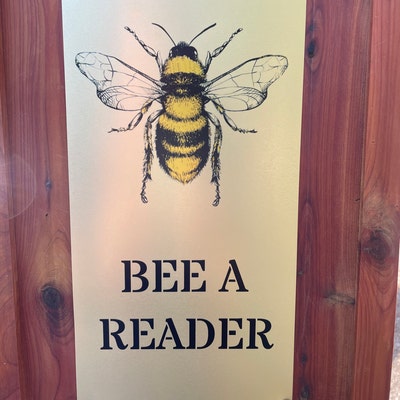 Bee A Reader Library Plaque From the Family of the Founder of the ...