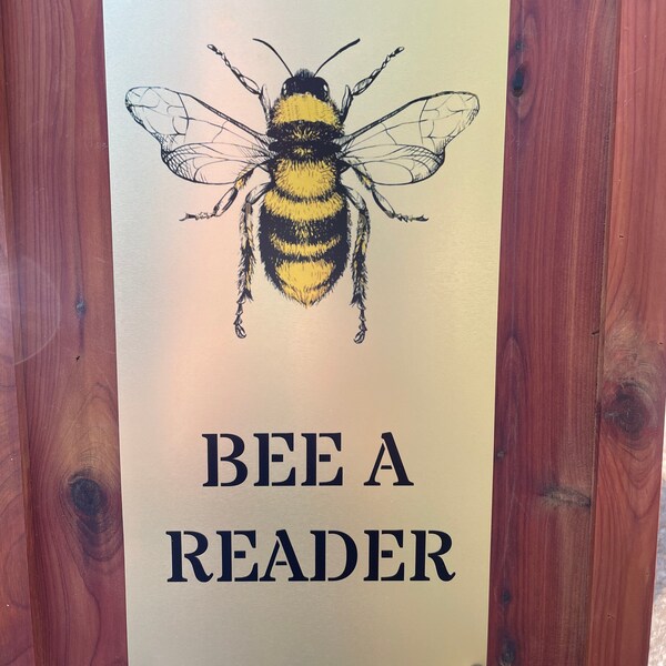 Bee A Reader Library Plaque From the Family of the Founder of the ...