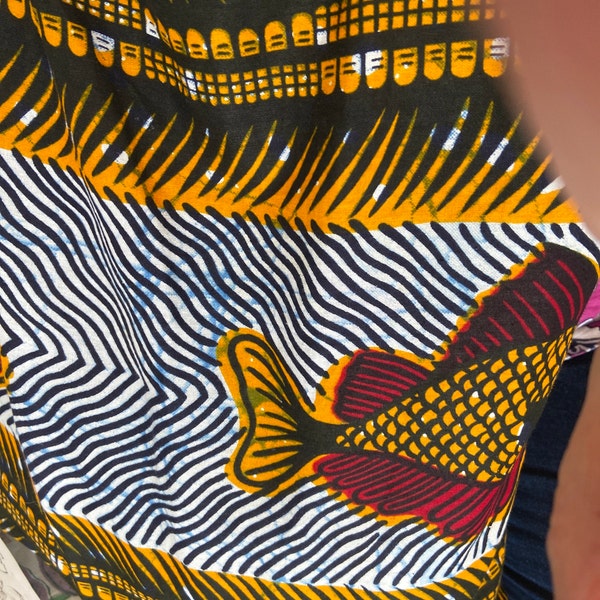 Batik Pinafore Dress, African Print Dress, Colourful Summer Dress ...
