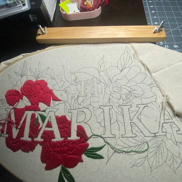 Embroidery Clamp Cross Stitch Stand Hoop for Hand Embroidery - Etsy