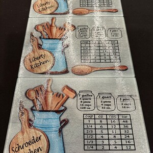 Measurement Cutting Board Design, Kitchen Sublimation Images, Rectangle ...