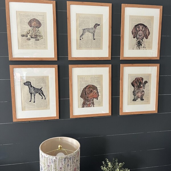 Three Wise Monkeys Dictionary Art Print Set, See No Evil, Hear No Evil ...