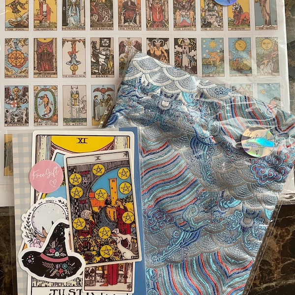 Printable Tarot Stickers Medium, Rider Waite, PDF PNG JPG Digital ...