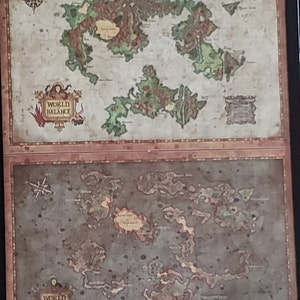 Map of Termina From Legend of Zelda, Majoras Mask English or Hylian ...