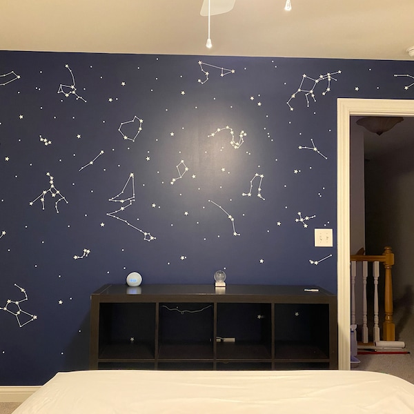 Constellation Stickers, Constellation Decals, Astronomy Wall Art ...